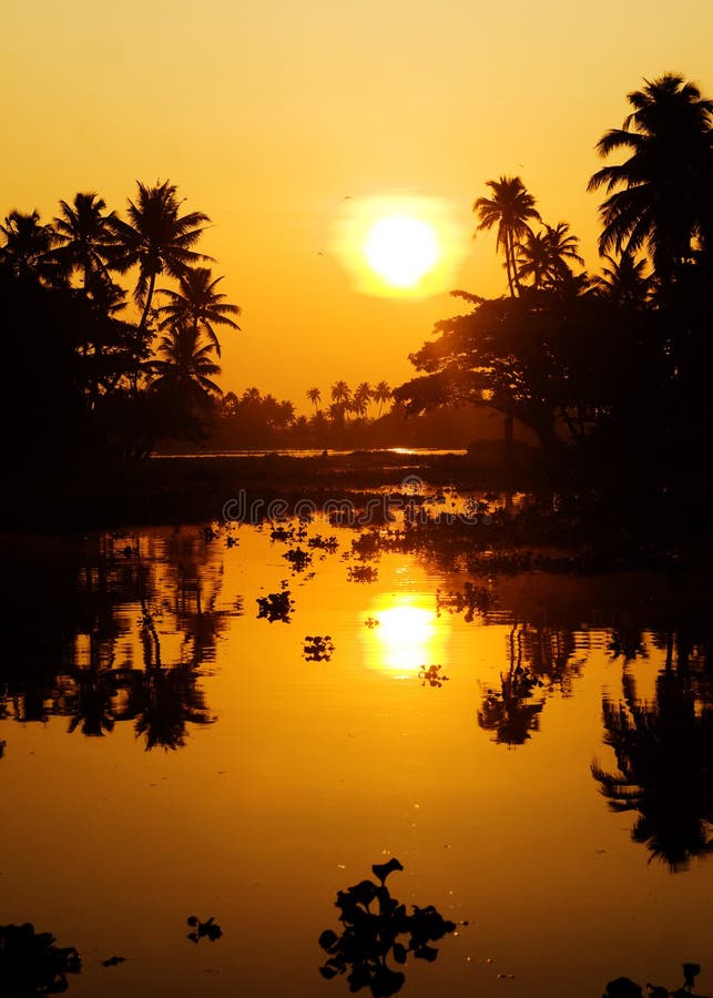 Beautiful Scenic in the Setting Sun Stock Image - Image of ethnicity ...