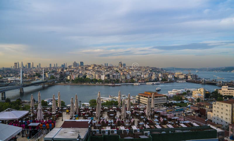 Beautiful View on Bosphorus Channel in Istanbul Editorial Photo - Image ...