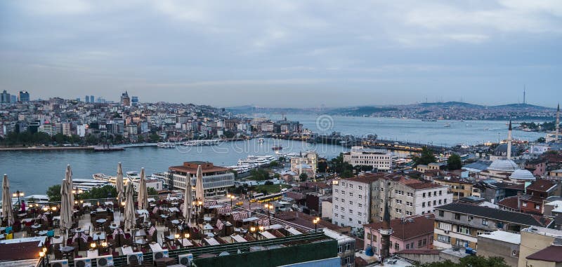 Beautiful View on Bosphorus Channel in Istanbul Editorial Photo - Image ...
