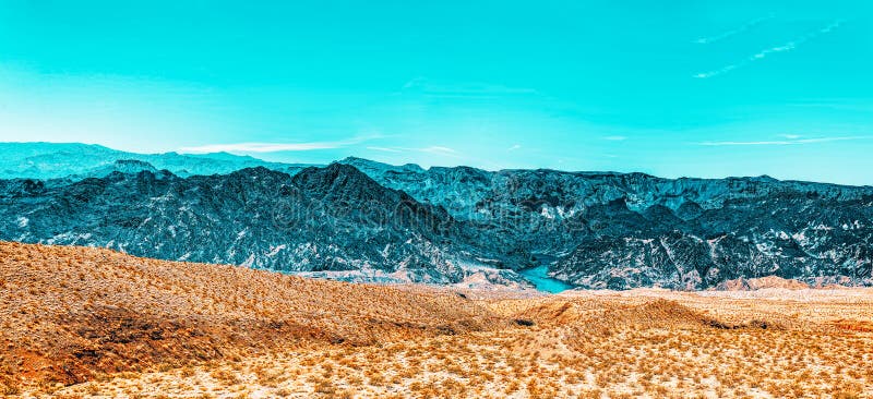 Beautiful Scenic Views of the State of Nevada Stock Image - Image of ...