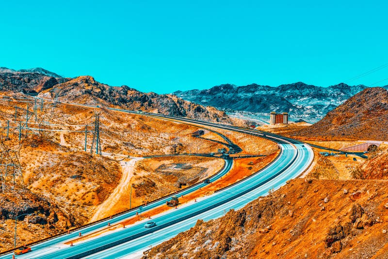 Beautiful Scenic Views of the State of Nevada Stock Photo - Image of ...