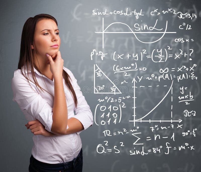 Math Student stock photo. Image of happy, youth, background - 24628452