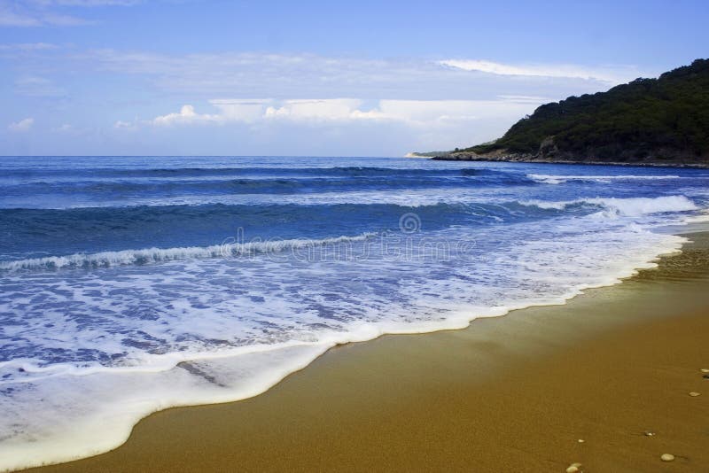 Beautiful sea beach stock image. Image of resort, outdoors - 40726481