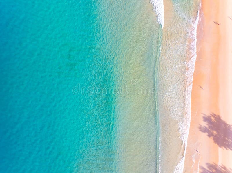 Beautiful Sea Beach and Waves Texture in Sunny Summer Day Background ...