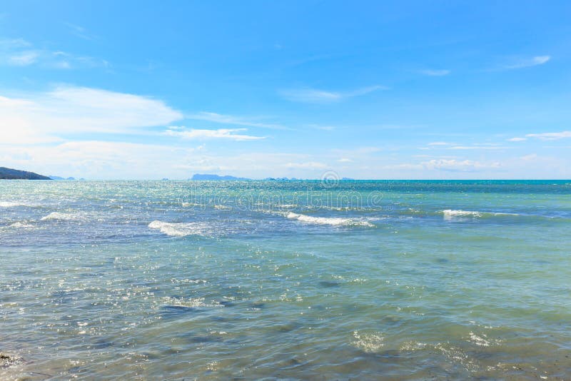 Beautiful Sea and Perfect Sky Stock Image - Image of shore, environment ...