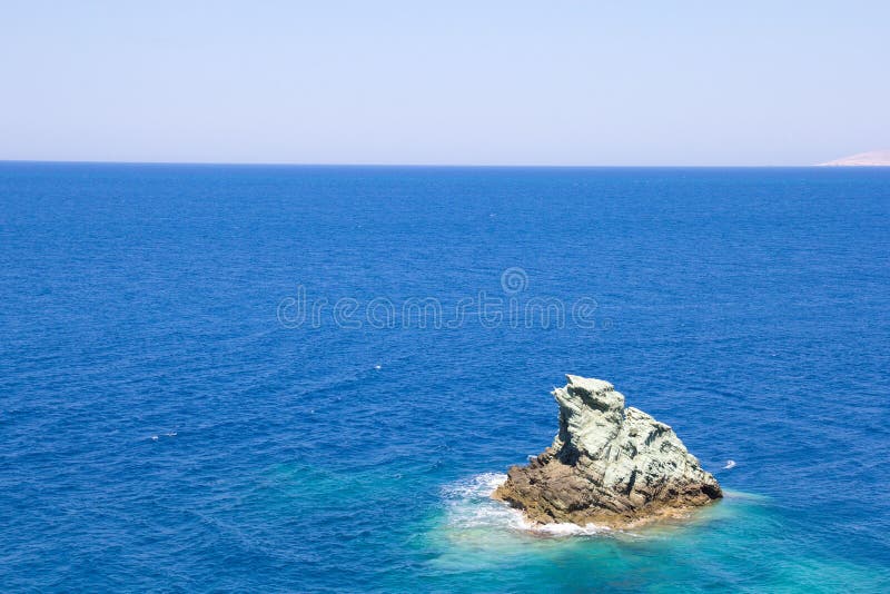 Beautiful Sea Scene in Greece Stock Photo - Image of island, summer ...