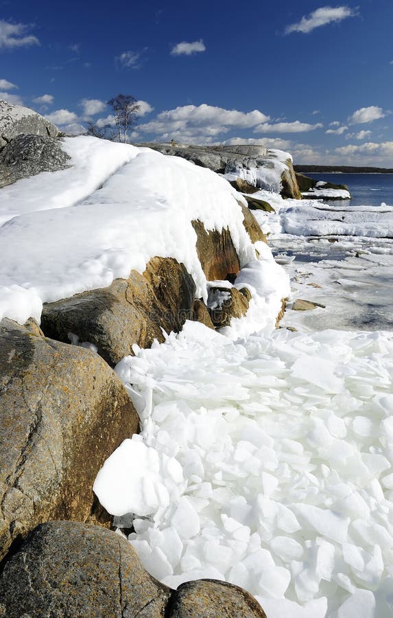 Beautiful Sea Scenery in March Stock Photo - Image of ecology, coast ...