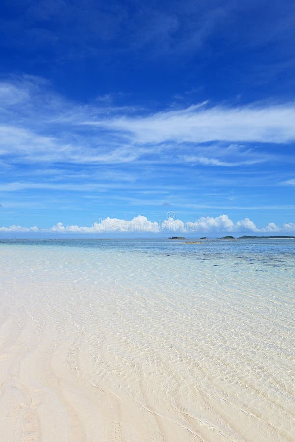 Blue Sky And Sea Of Okinawa Stock Photo - Image of landscape, clean ...