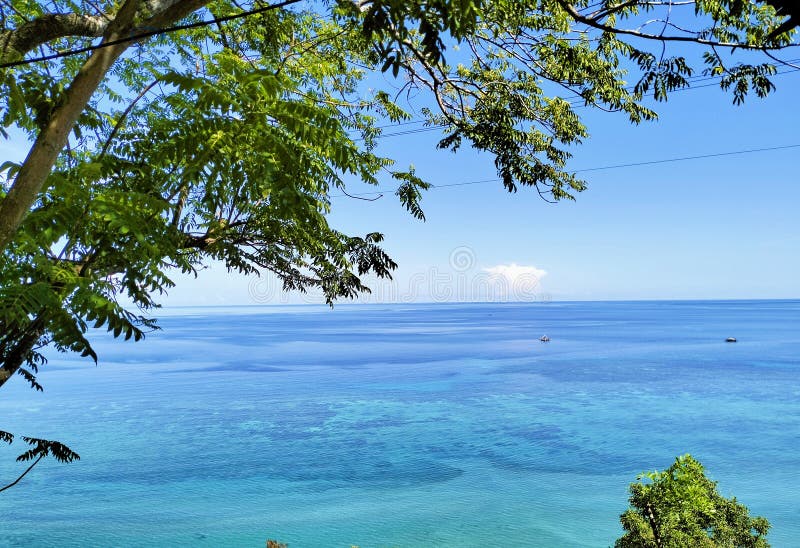 Beautiful Sea View of Beautiful Coral Reefs Stock Image - Image of ...