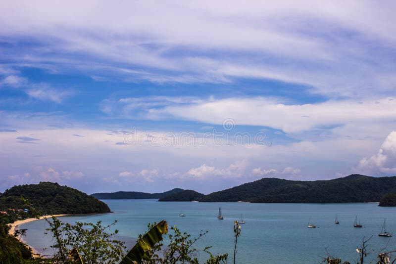 Beautiful Sea View at Phuket Stock Photo - Image of exotic, asian: 40638984