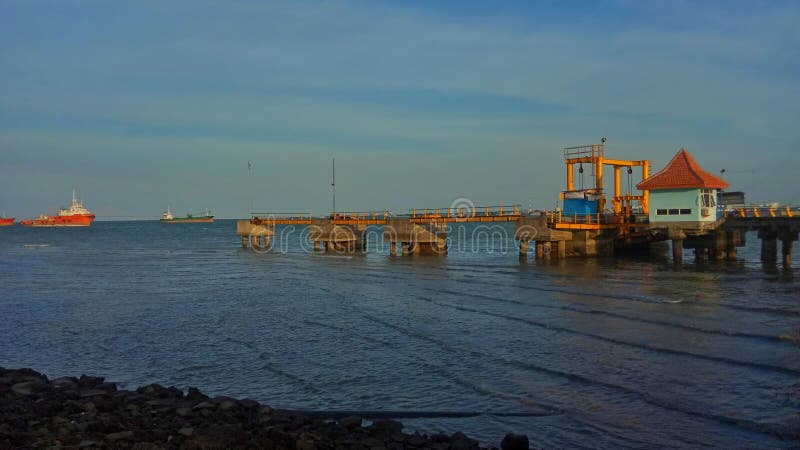 Beautiful Sea View Very Bright with Blue Sky Editorial Stock Image ...