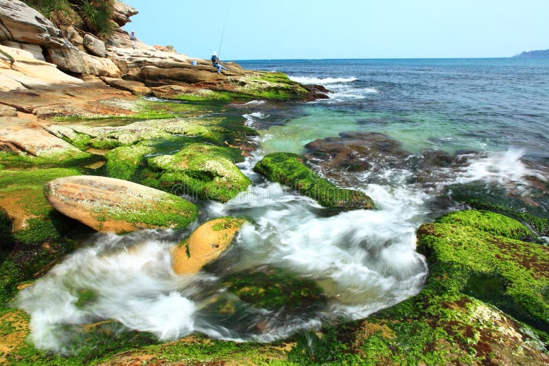 Beautiful seacoast stock photo. Image of rock, seacoast - 9227944