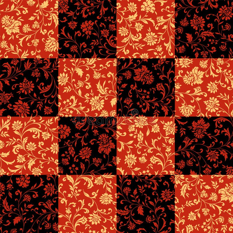 Seamless Chintz Floral Pattern, Traditional Indian Design for Wallpaper ...