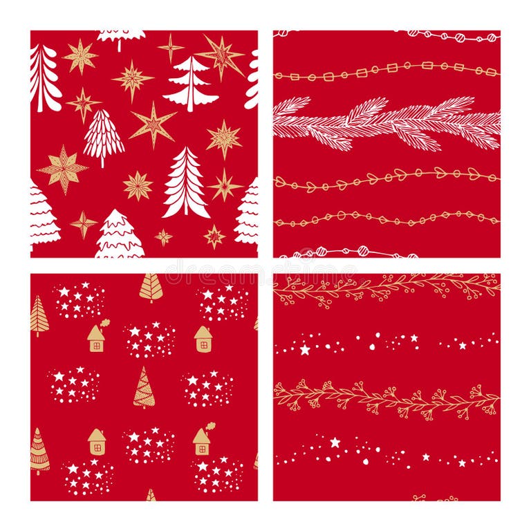 Winter Christmas Patterns Stock Illustrations – 53,609 Winter Christmas ...