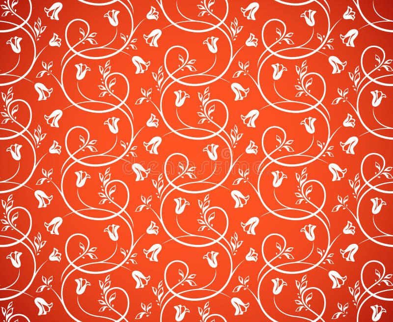 Beautiful Seamless Rococo Pattern Stock Vector - Illustration of ...