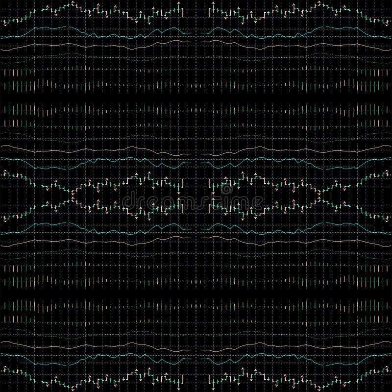 Stock Market Blue and Purple Graph Monitor Screen with Black Background ...