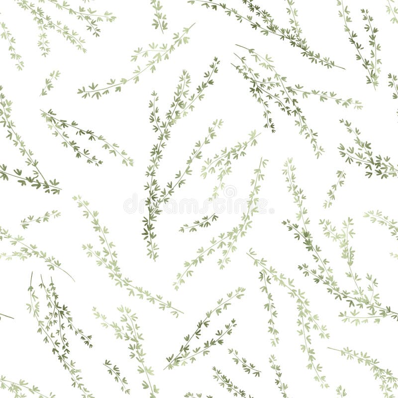 Beautiful Seamless Pattern with Branches with Leaves. Ready Print ...