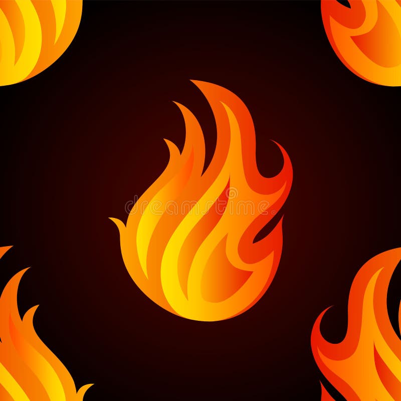 Fire flames. Collage. stock vector. Illustration of igniting - 77444982