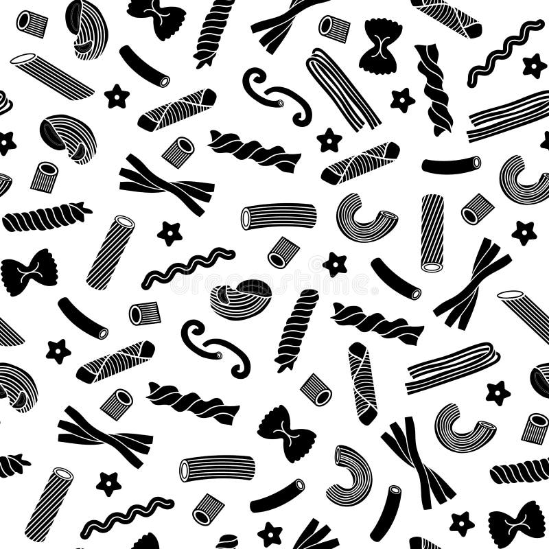 pasta vector pattern