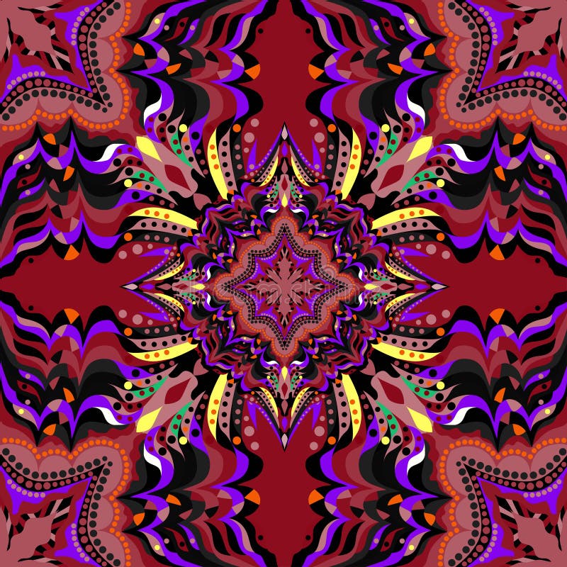 Beautiful Seamless Pattern. Vintage Decorative Elements Vector ...