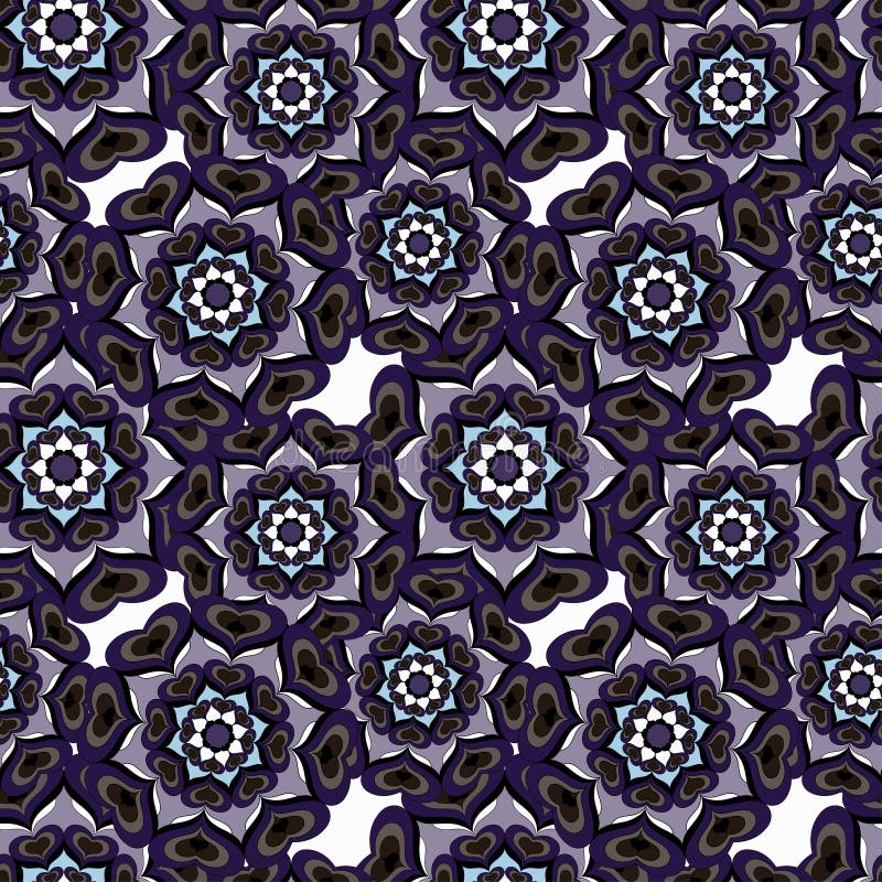 Beautiful Seamless Pattern. Vintage Decorative Elements Vector ...