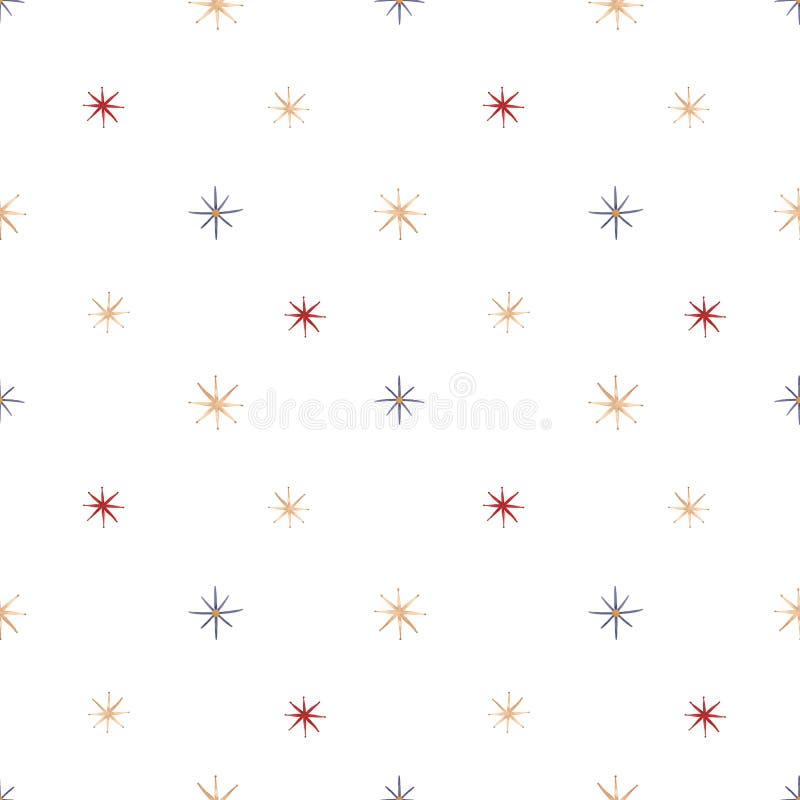 Stars seamless pattern stock illustration. Illustration of fabric ...