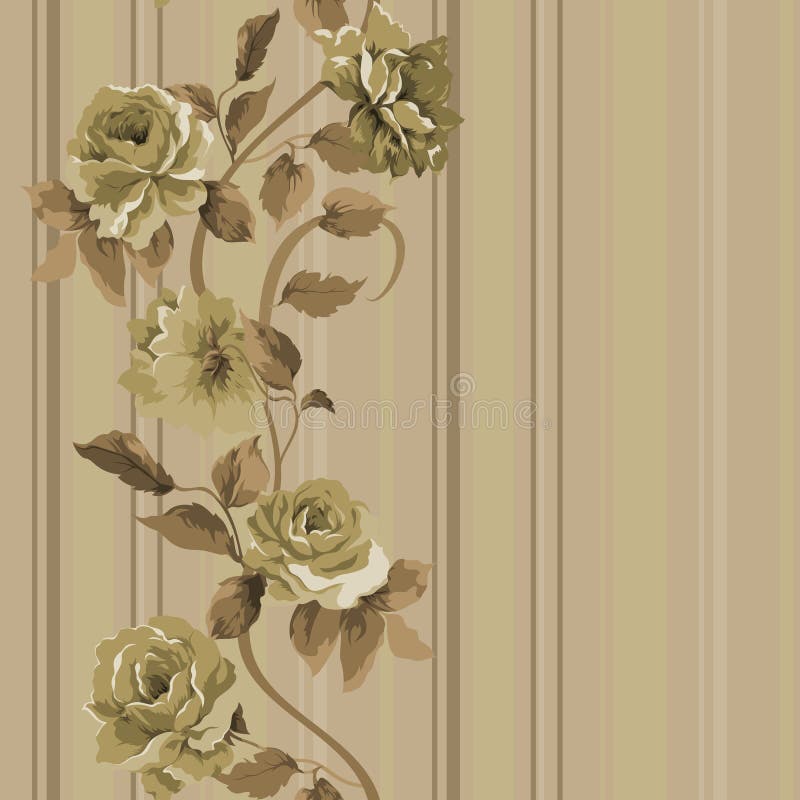 Beautiful Seamless Peony Pattern Stock Vector - Illustration of ...