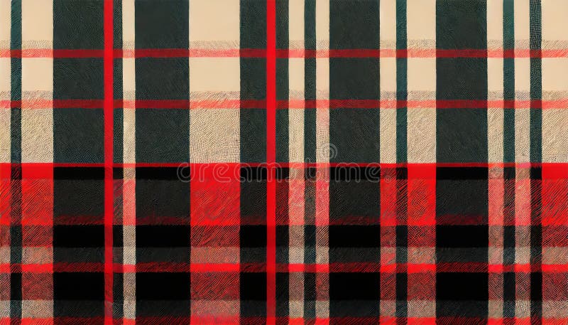 Seamless Tartan Plaid Pattern Background. Traditional Scottish ...