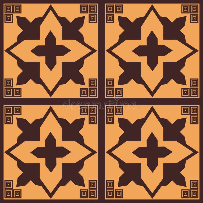 Beautiful Seamless Tile Pattern Designs Make Great Flooring Stock ...