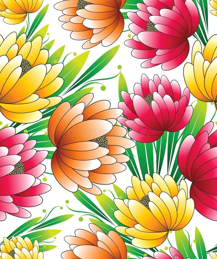 Fancy flower design stock vector. Illustration of flowers - 39454677