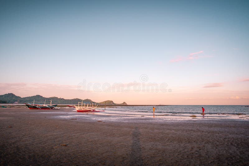 Beautiful Seascape at the Beach of Lian, Batangas Editorial Photography ...