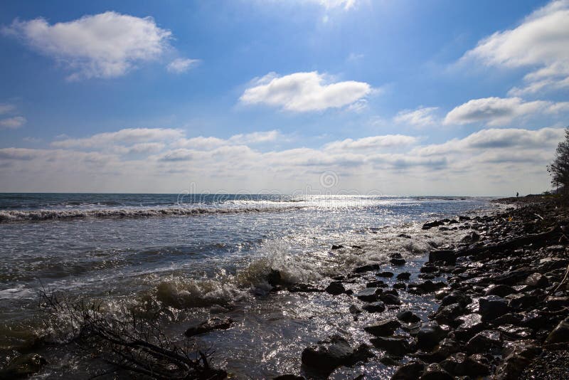Beautiful Seascape. Big Rocks Stock Photo - Image of beauty, europe ...