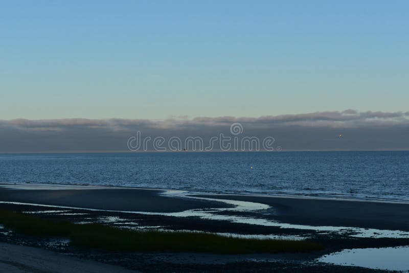 Beautiful Seascape on the Coast of Cape Cod Stock Image - Image of cape ...