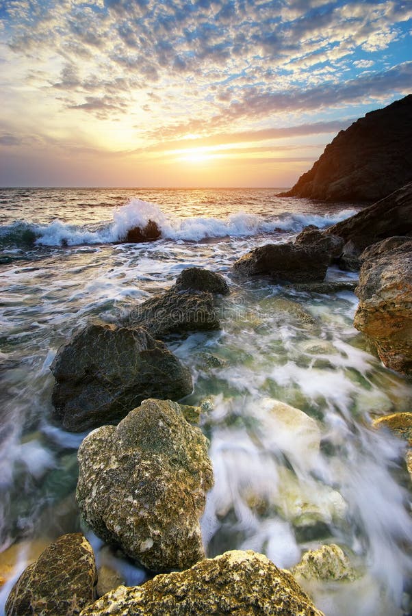 Beautiful seascape. stock image. Image of landscape, holiday - 31280261