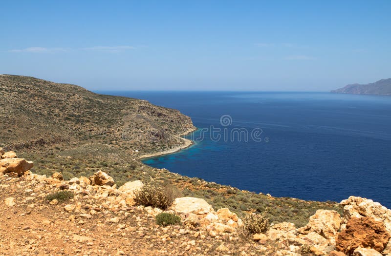 Beautiful Seascape in Greece Stock Image - Image of cave, reef: 102173219