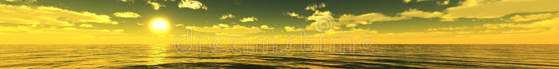 Beautiful Seascape. Sea View. Light Over the Ocean Stock Photo - Image ...