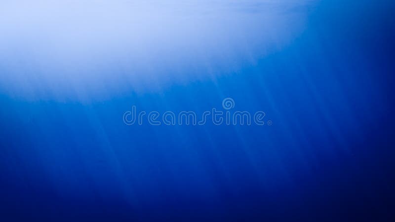 Beautiful Seascape of Sun Light Rays Shining Throught the Water Surface ...