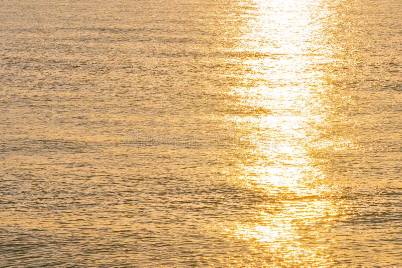 Beautiful Seascape of Sun Light on the Sea and Ocean Water Stock Photo ...