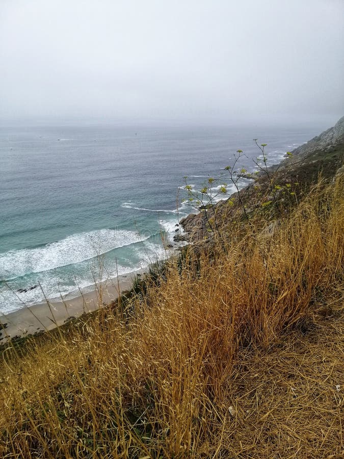Beautiful Seashore Scenery in Cangas, Galicia Stock Photo - Image of ...