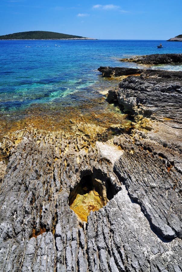 Beautiful Seaside Homes Island of Roatan Stock Image - Image of mansion ...