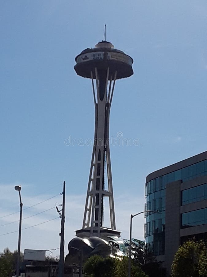 Seattle space needle editorial image. Image of space - 117001810