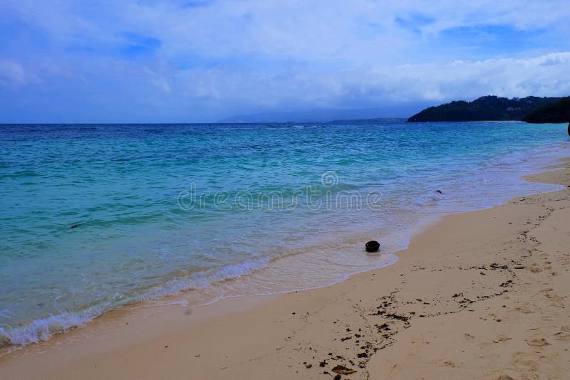 Beautiful Secluded Beach on the Boracay Island in Philippines Stock ...