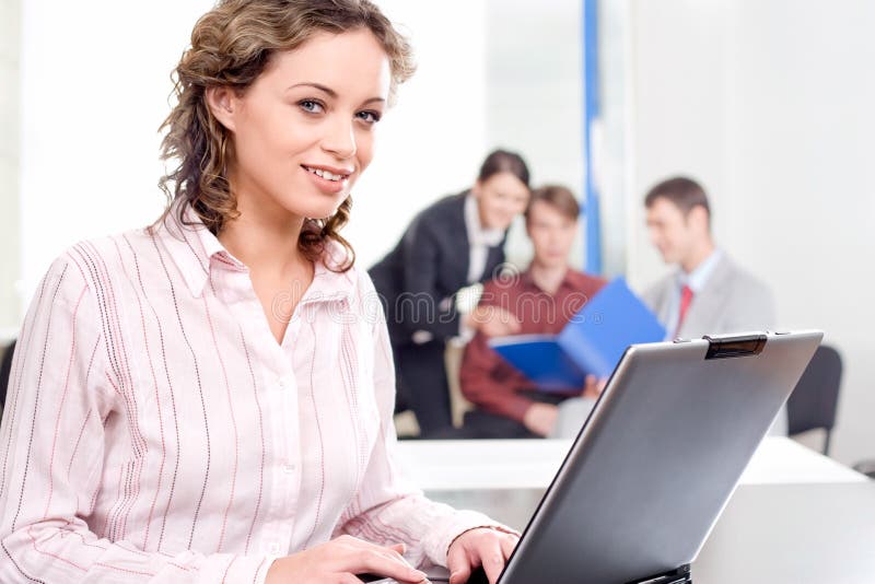 Call center secretary stock image. Image of girls, manual - 1949583