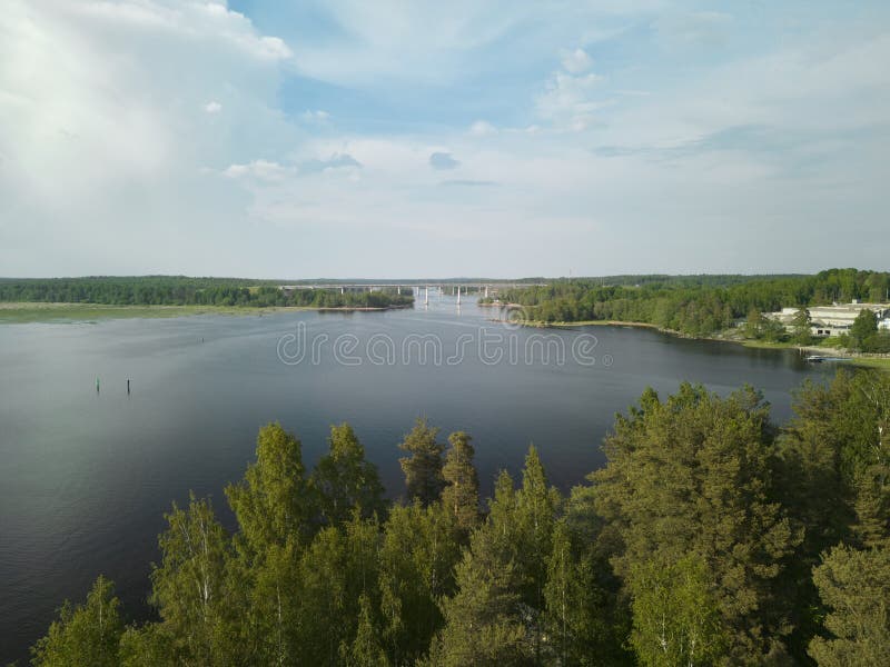 A Beautiful Serene Lakeside View that is Surrounded by Lush and Vibrant ...