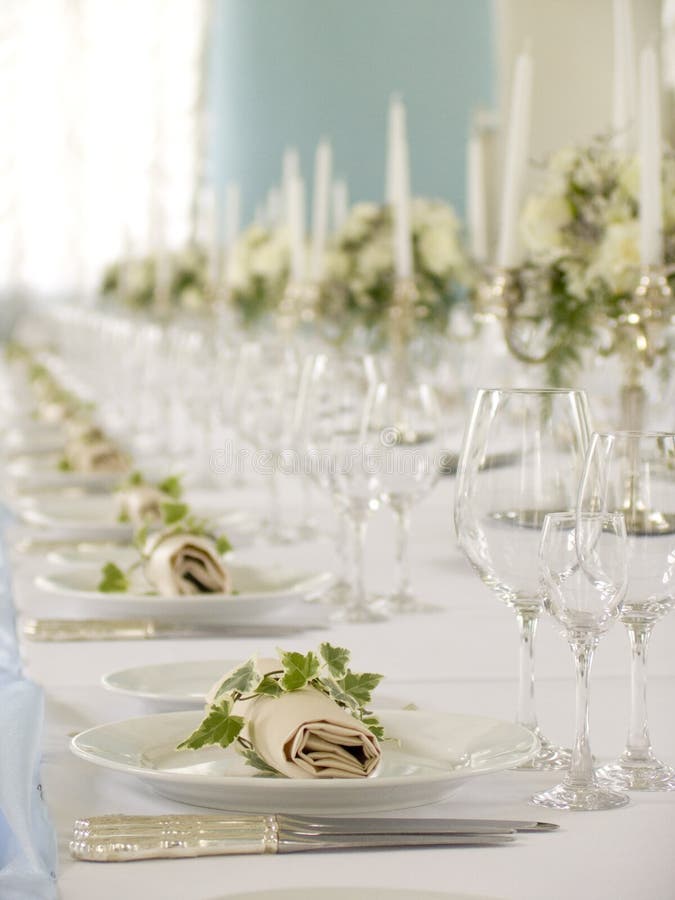 Beautiful served table stock image. Image of decoration - 19790513
