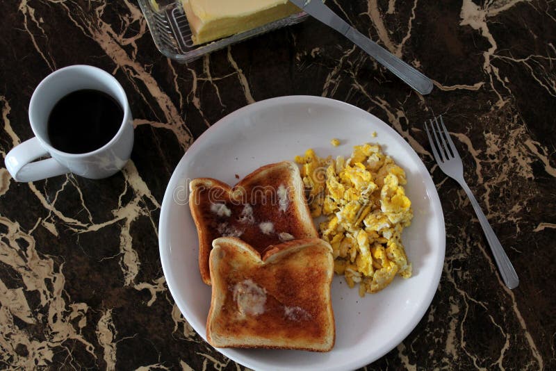 A Beautiful Setup for Breakfast Stock Photo - Image of healthy, coffee ...