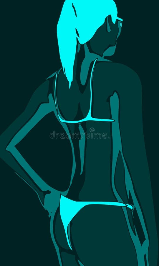 Beautiful Fitness Girl Stock Vector Illustration Of Sport 111367417
