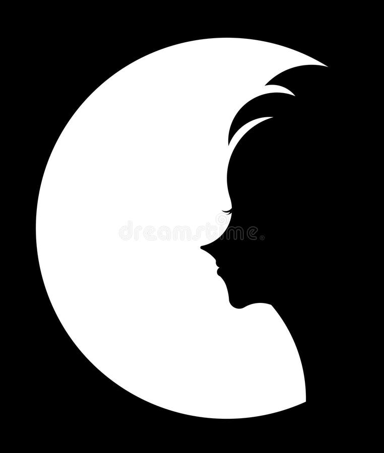 Beautiful Shadow Women Logo Stock Illustrations – 691 Beautiful Shadow ...