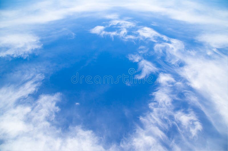 Beautiful Shape of Cloud on the Blue Sky in Sunshine Day Stock Photo ...