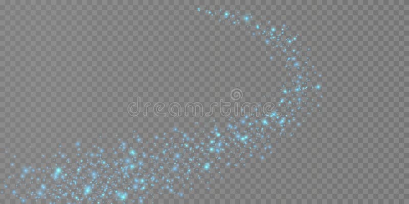 Experience the Stunning Glowing Blue Sparkle Trail Effect Displayed on ...
